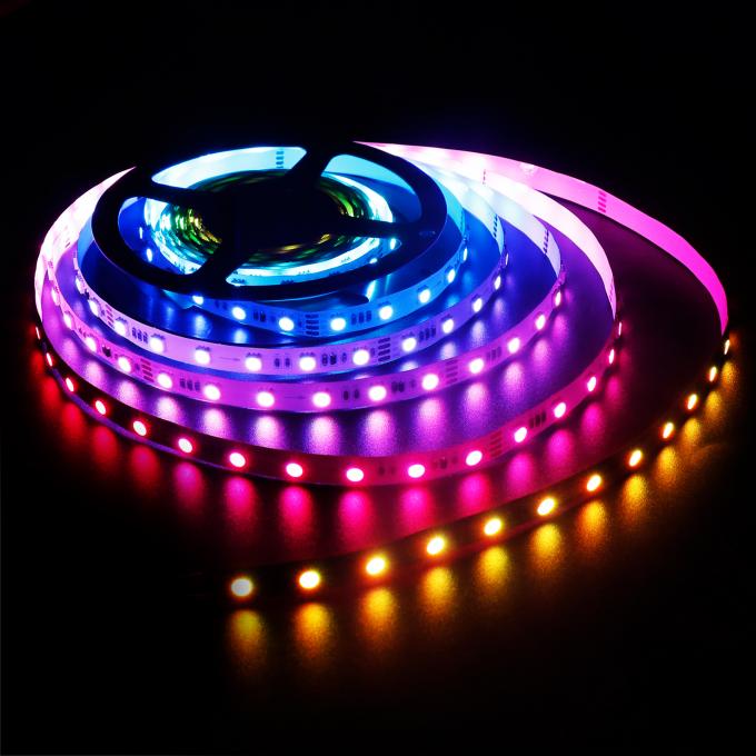 Dream Color IP65 Rgb Led Strip Lights Bluetooth WS2812 Rgbic Led