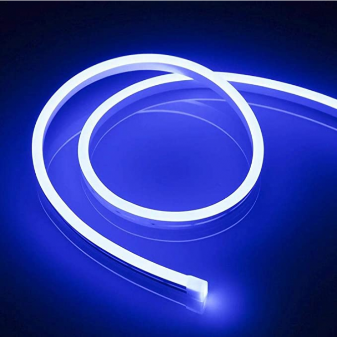 Cuttable Led Neon Flex 16.4ft Flexible Neon Led Strip Rgb Rope Low Voltage