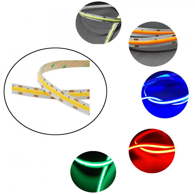 Waterproof IP67 5m RGB COB LED Strip Roll 630 Leds Per Meter