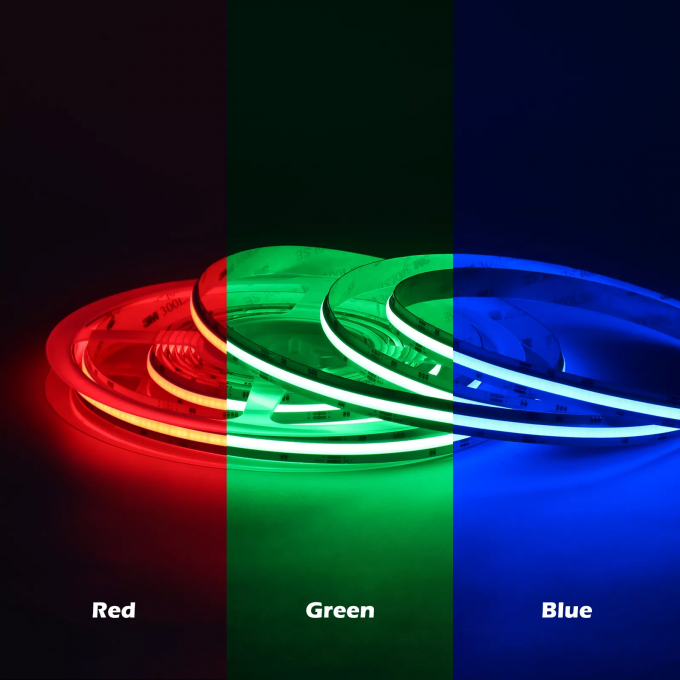 IP20 IP65 IP67 COB LED Dotless Strip Light apply double layers FPC