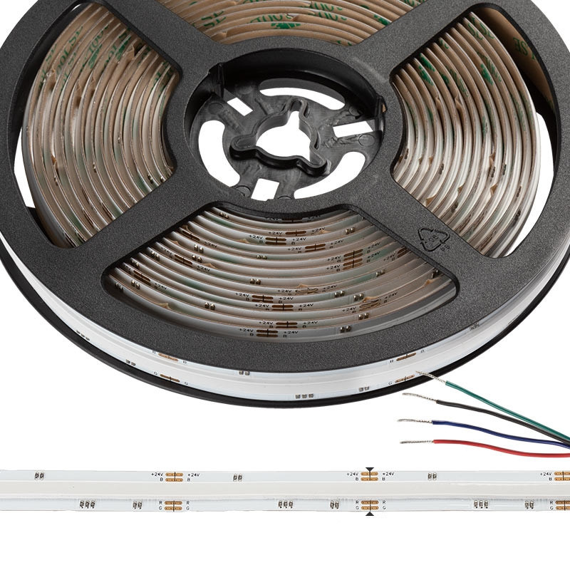 5m Rgbw RGB COB LED Strip Ip20 No Dot Led Lighting For Party Decoration