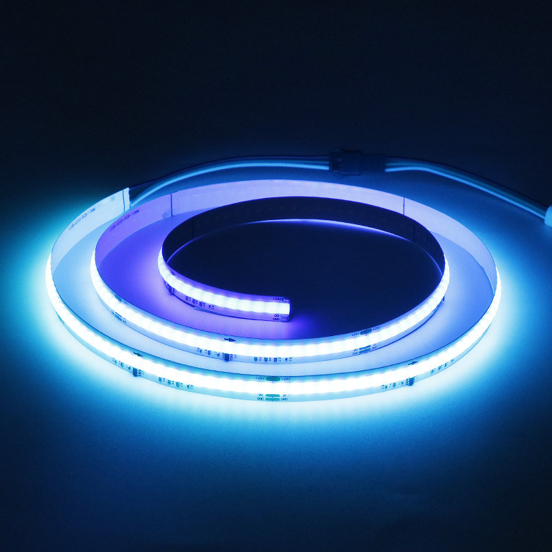 24V Dream Color COB LED Strip RGB , 2800 Mcd LED Soft Light Strip