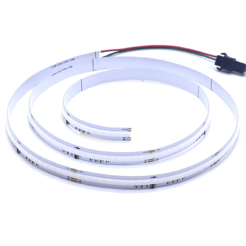 Digital RGB COB LED Strip , Flexible LED Strip Light DC 5V 5m/Roll