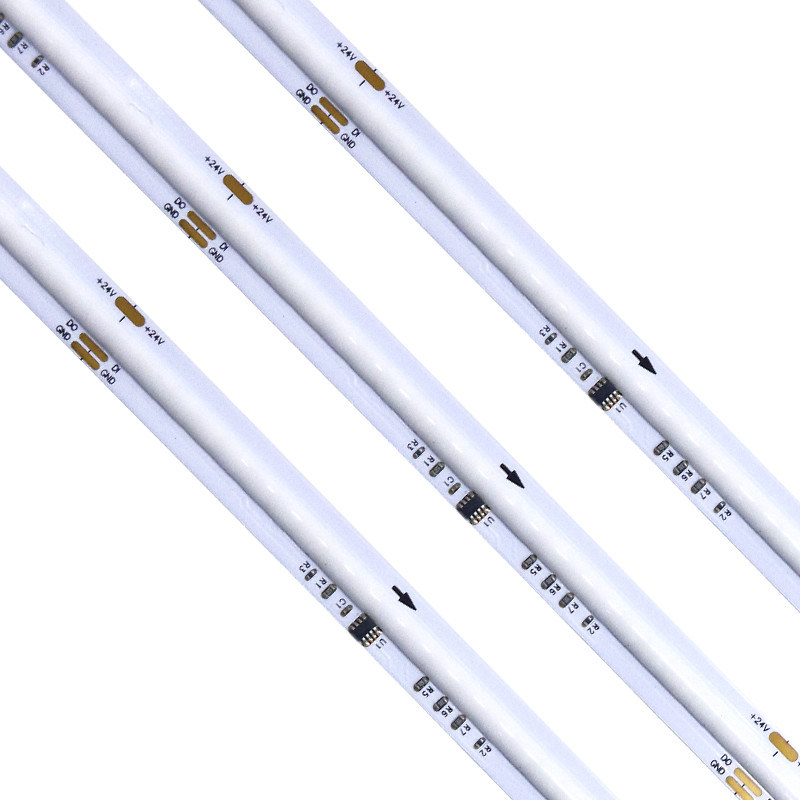 24v Smart Cob Led Strip Rgb 630led Dream Color Addressable COB Led Strip