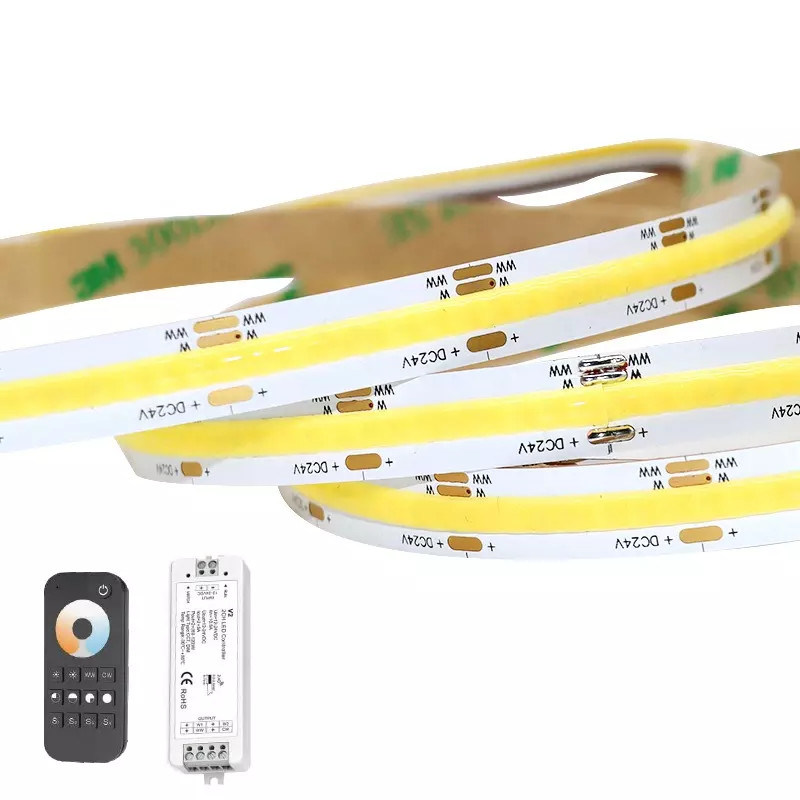 USB Connector COB LED Strip , 12V Multi Colors COB LED Strip Light