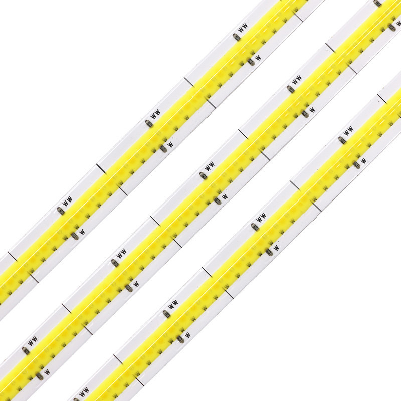 Power 14W/M Cob Flex Strip Light Continuous 24v Warm White Color