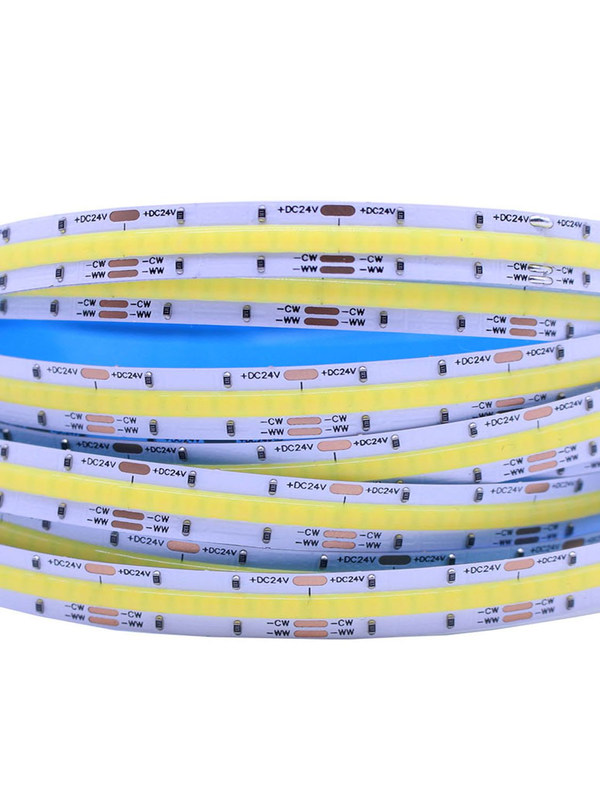 FCOB Dual Colour Led Strip Lights 16.4ft Cct Adjustable Led Strip Warm ...