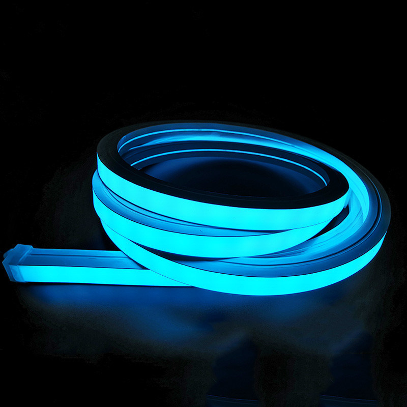Ice Blue Led Strip Lights 12v Neon Led Neon Tube Lights 16x16mm 10W Flex