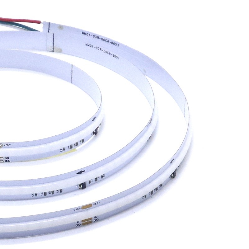 1440lm/M Luminous Flux RGB COB LED Strip 180 Degree Beam Angle